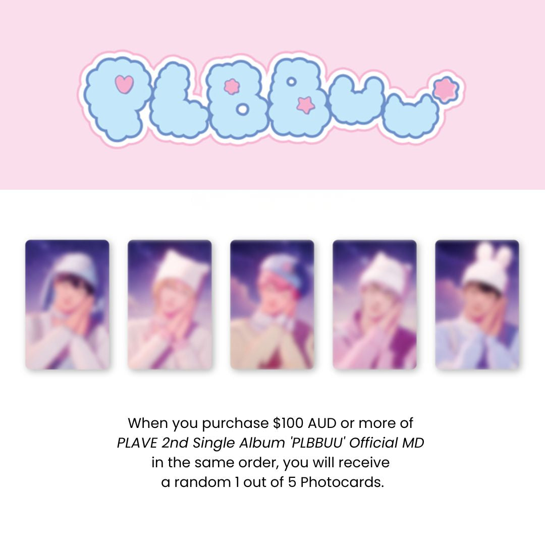 PLAVE 2nd Single Album 'PLBBUU' Official MD - BBUU Acrylic Photocard S ...