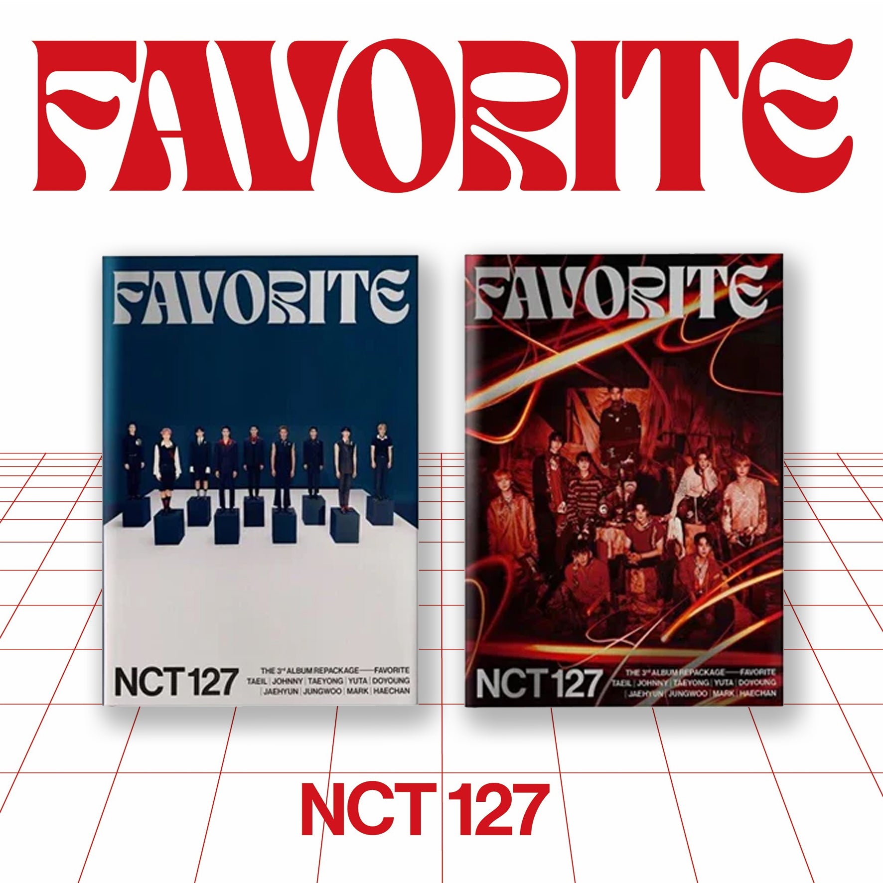 NCT 127 3rd Full Repackage Album 'Favorite' – K-POP BAZAAR